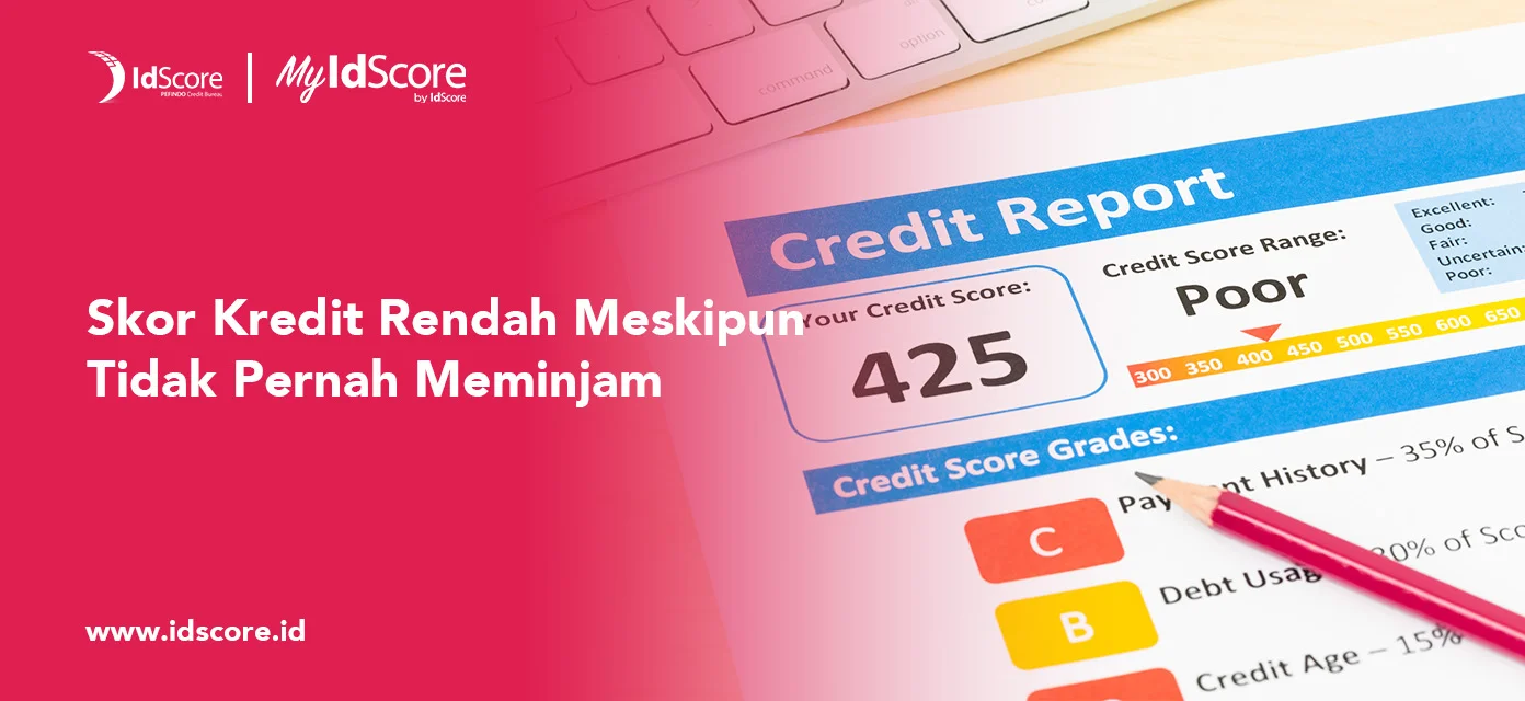 Skor Kredit Rendah Meskipun Tidak Pernah Meminjam? Inilah Alasannya